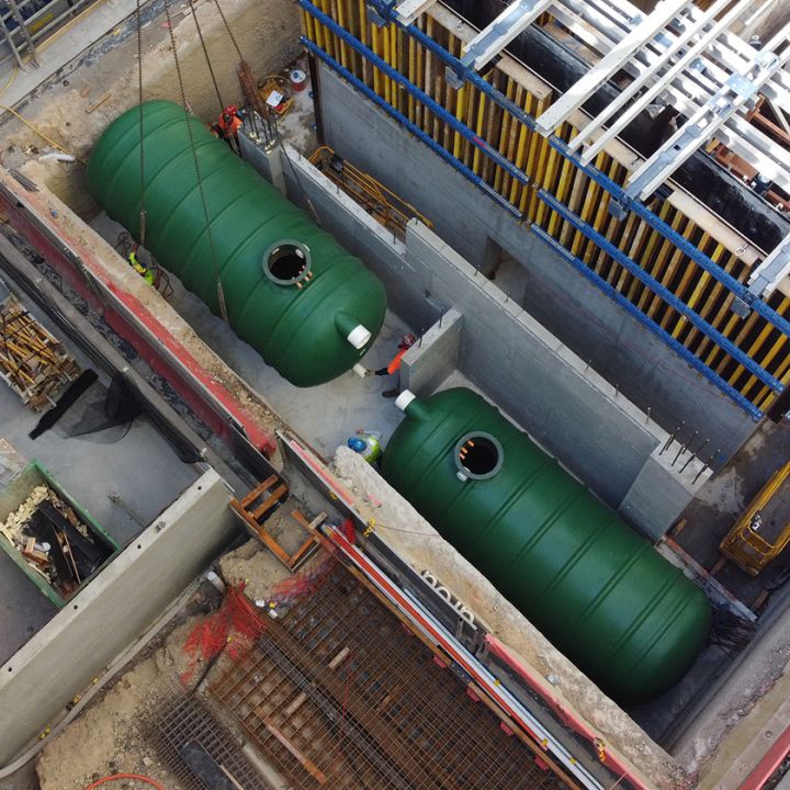 Twin Torpedo Tanks for Luxury Apartments - Protex Water